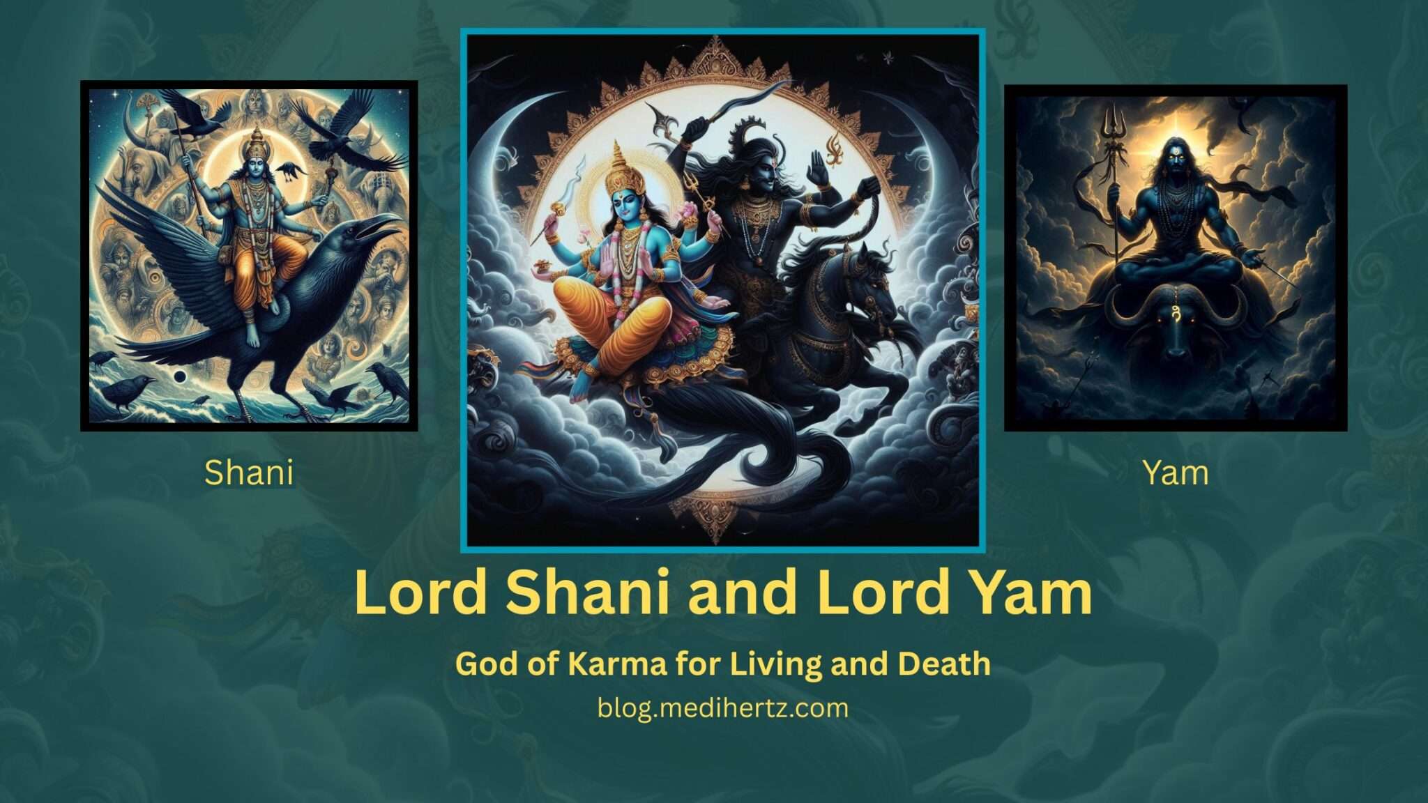 Lord Shani and Lord Yam : God of Karma for Living and Death - Medihertz ...