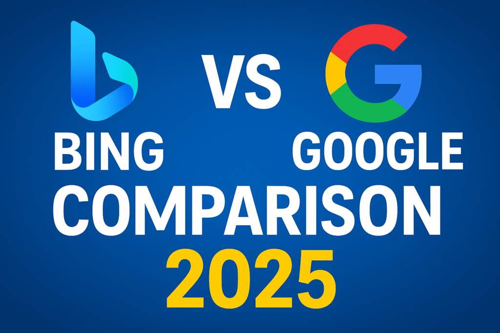 Bing vs Google Comparison – 2025 - Medihertz Frequencies