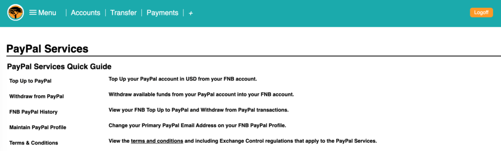 How to Link PayPal to FNB & Withdraw to Your Bank — Step-by-Step ...