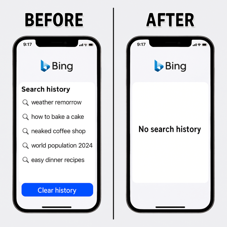 How to Clear Bing Search History on iPhone (2025 Guide) - Medihertz ...